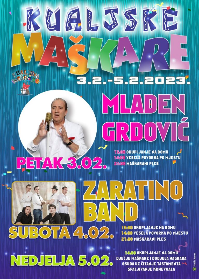 KUALJSKE MAŠKARE Ovog vikenda jedne od najdugovječnijih maškara u našoj ...