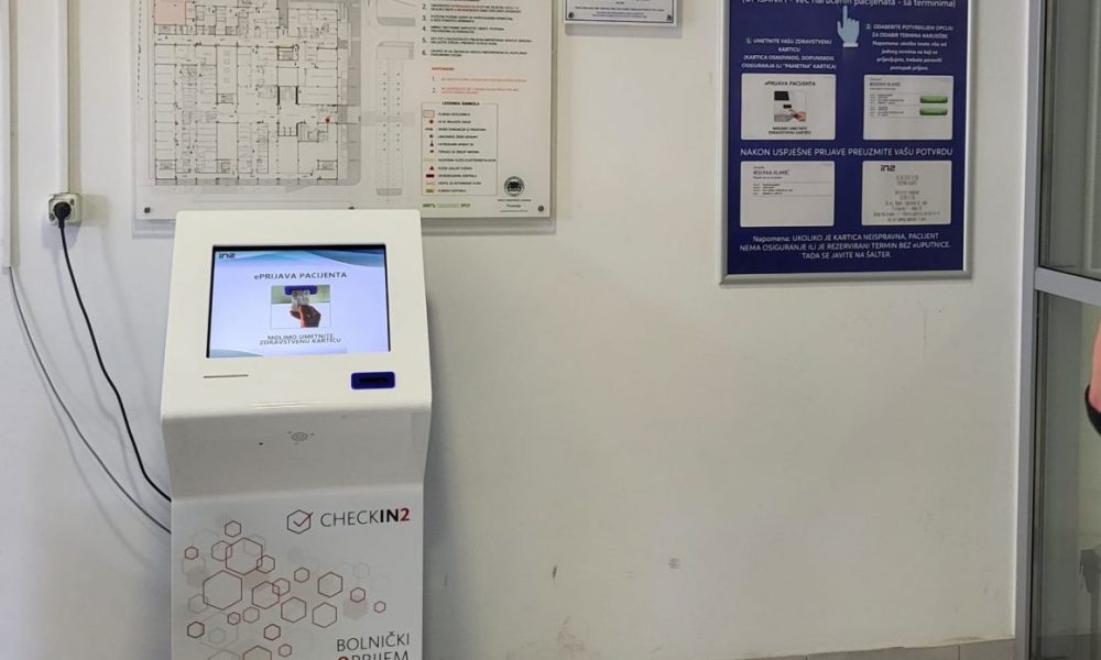 ELEKTRONSKI KIOSK / Check in upis u Poliklinici pacijenti mogu obaviti ...