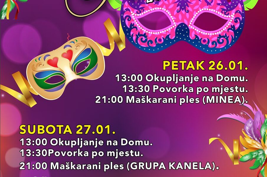 VRHUNAC I KRAJ / Ovog vikenda Kualjske maškare! Donosimo program… – Z NET