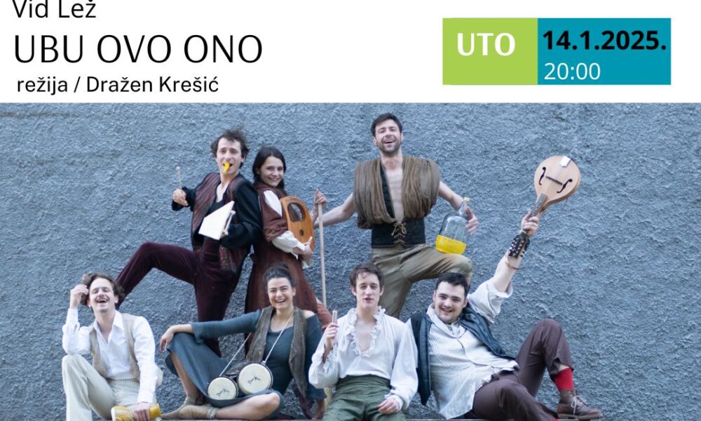 “UBU OVO ONO” / U utorak u HNK Zadar komedija za sve generacije – Z NET