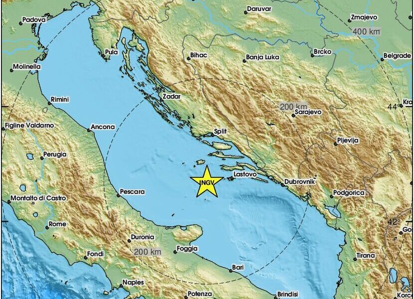 Potres u Jadranskom moru – Z NET
