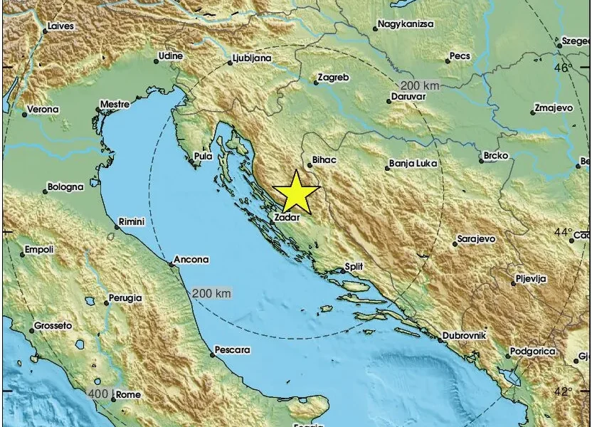 Potres kod Zadra – Z NET