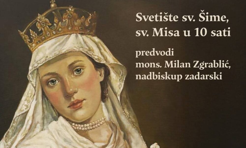SUBOTA, SVETIŠTE SV. ŠIME / U subotu duhovna obnova i blagoslov slike ...