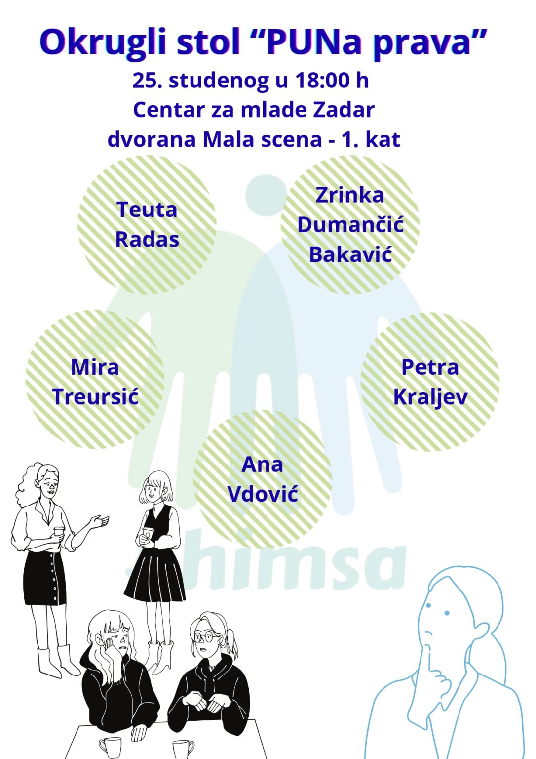 OKRUGLI STOL U CENTRU ZA MLADE / “PUNa prava” u sklopu projekta “Budi pomoćnik” – Z NET