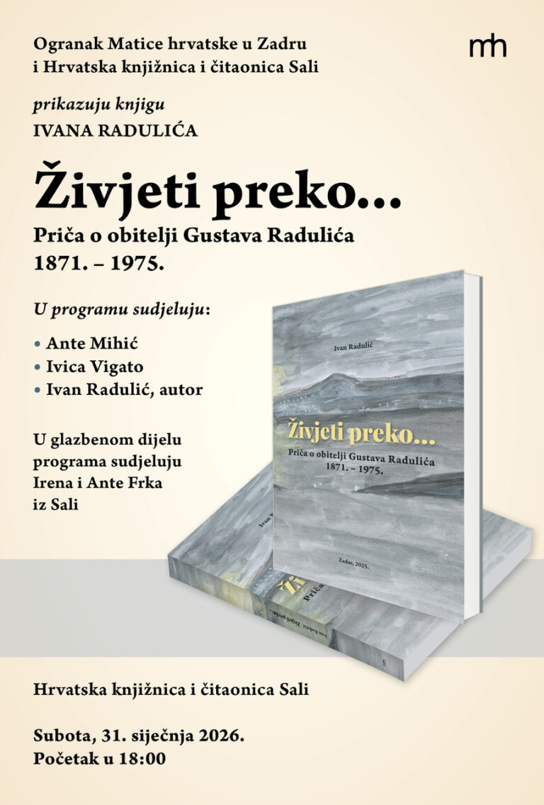 U Salima predstavljanje knjige Ivana Radulića: Živjeti preko, Priča o ...