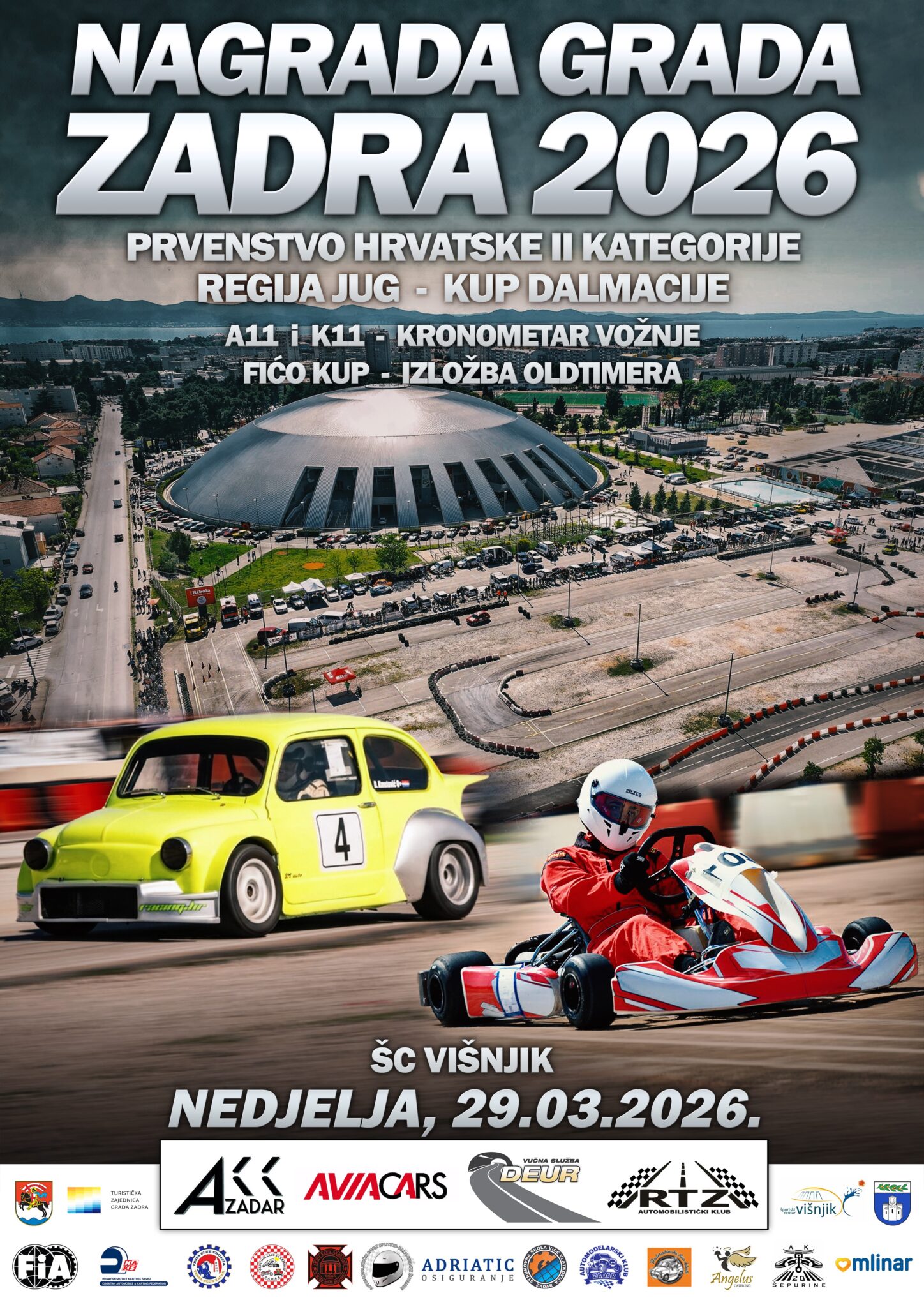 29. OŽUJKA / Na Višnjiku natjecanje “Nagrada grada Zadra 2026 ...